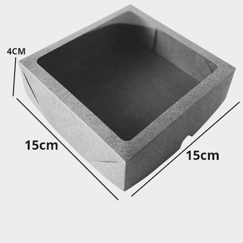 Caixa com Visor S21 Kraft (15x15x4cm) 10 unidades - ASSK - Kafe Embala ... Caixa com Visor S21 Kraft (15x15x4cm) 10 unidades - ASSK - Kafe Embala ...