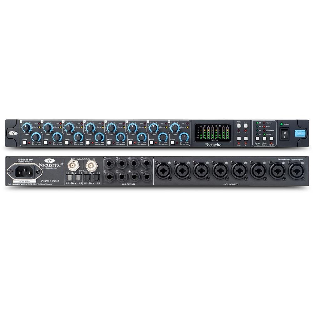 Pré Amplificador Focusrite Octopre Mkii - Toda Música Instrumentos Musicais