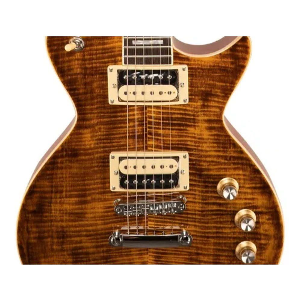 Guitarra Les Paul Tagima Mirach FL Flamed Maple Com Case - Toda Música Instrumentos Musicais