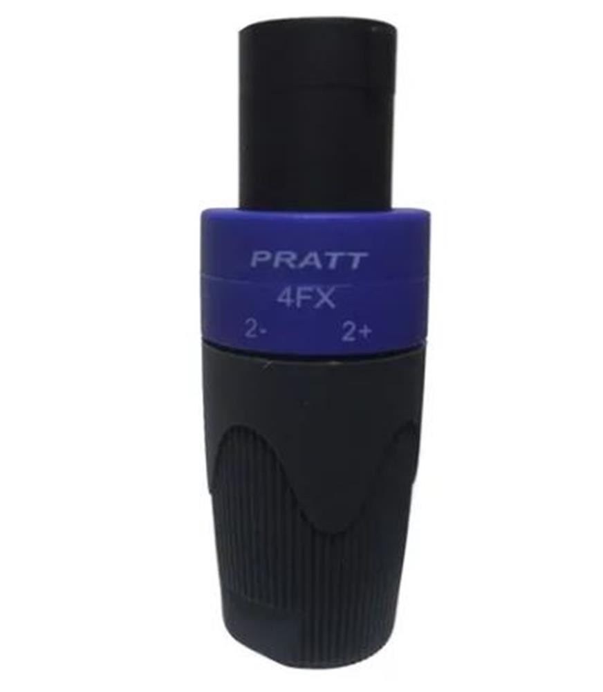 Plug Speakon 4 Polos Cabo Pratt 4FX - Toda Música Instrumentos Musicais