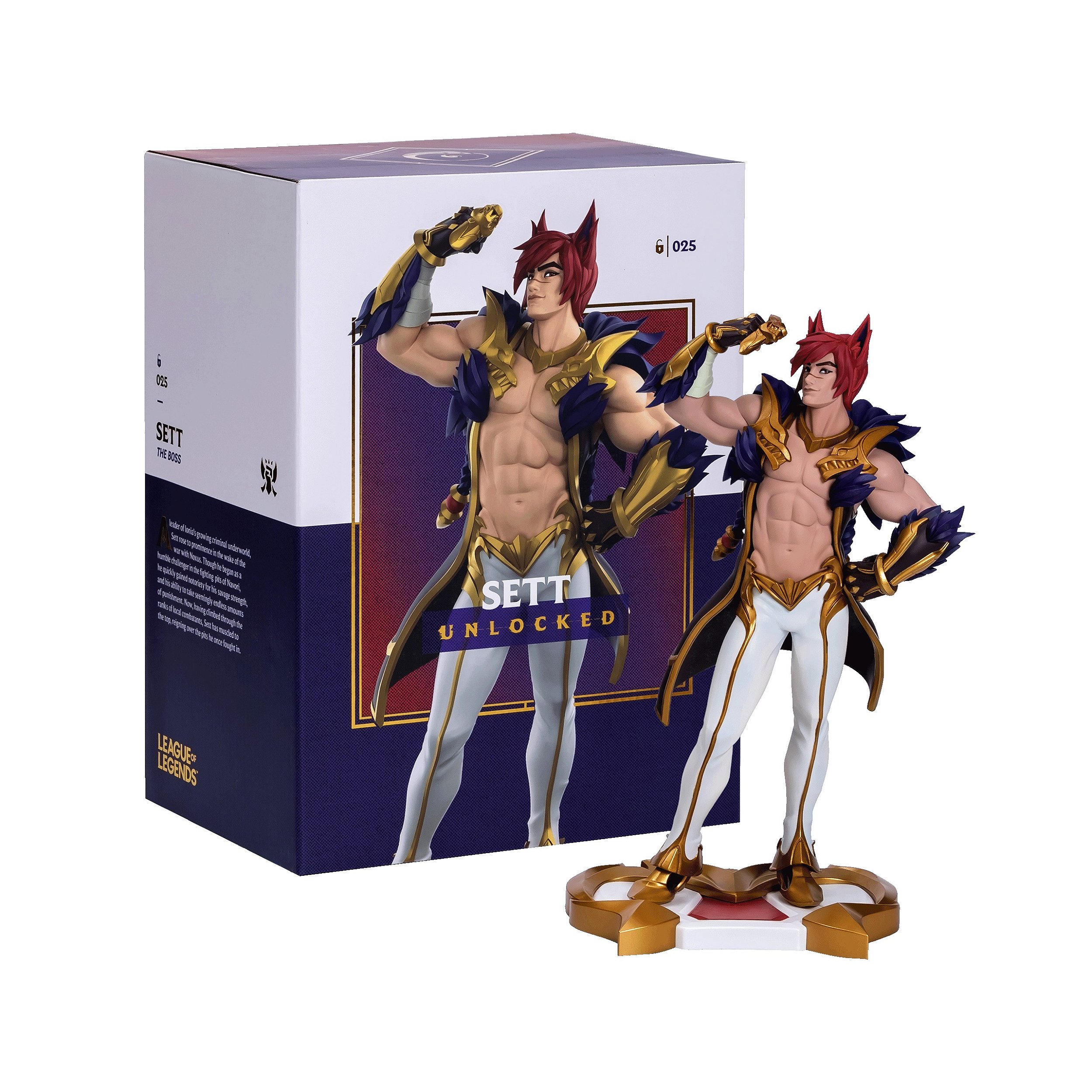 Sett Estátua Unlocked League Of Legends LOL AS Colecionáveis - AS ...