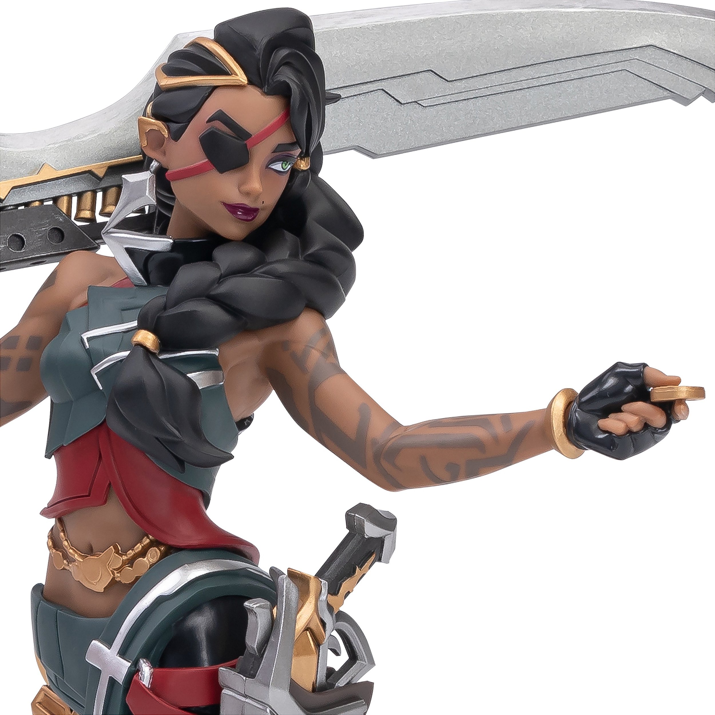 Samira - Estátua Unlocked League Of Legends #012 LOL AS Colecionáveis ...