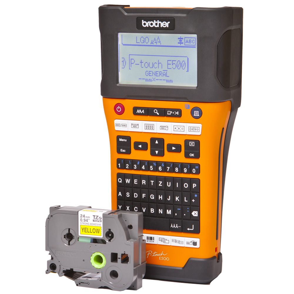 Rotulador Eletrônico Profissional Brother Mesa PT-E500VP + Maleta ...