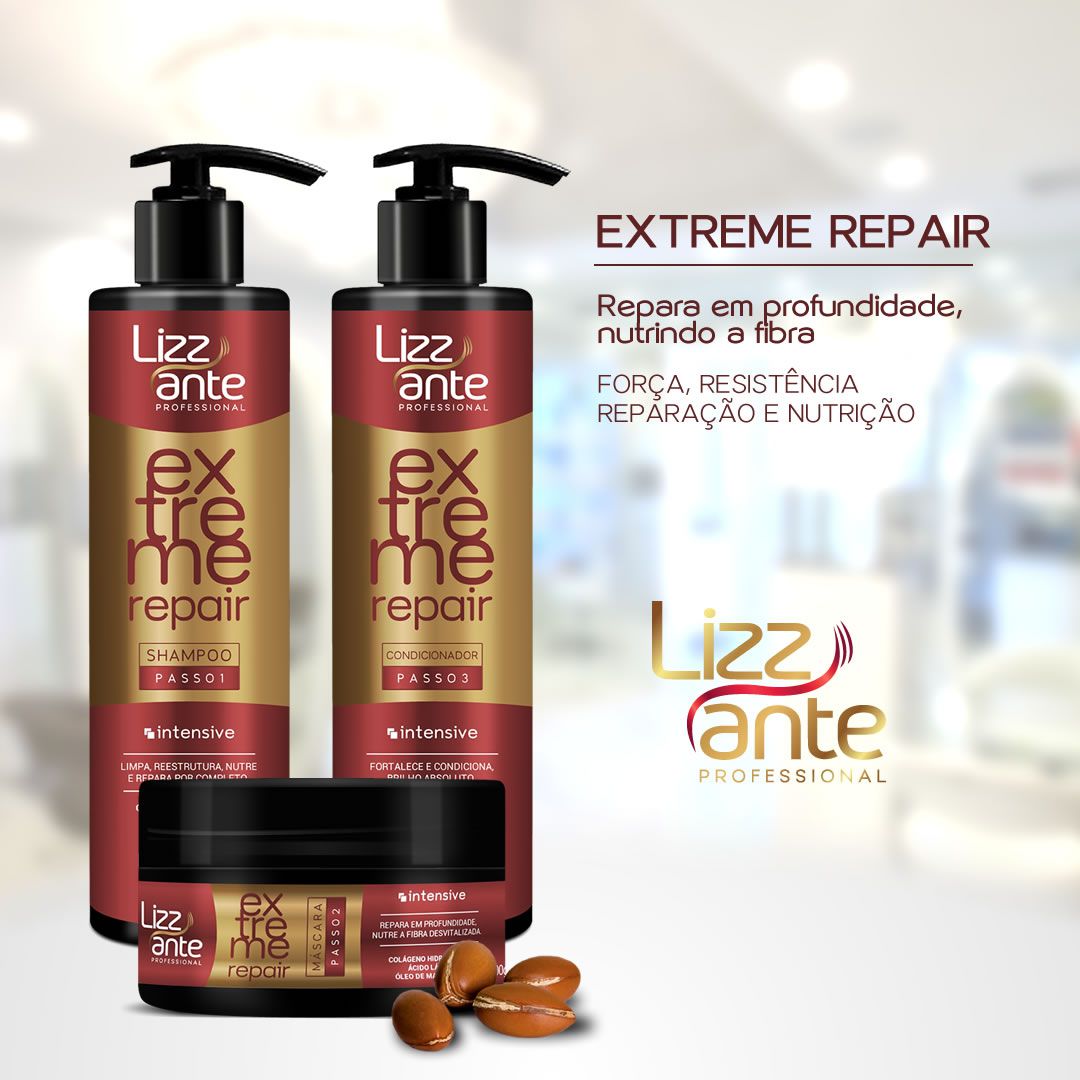 Kit Extreme Repair 300ml - Loja Lizz ante