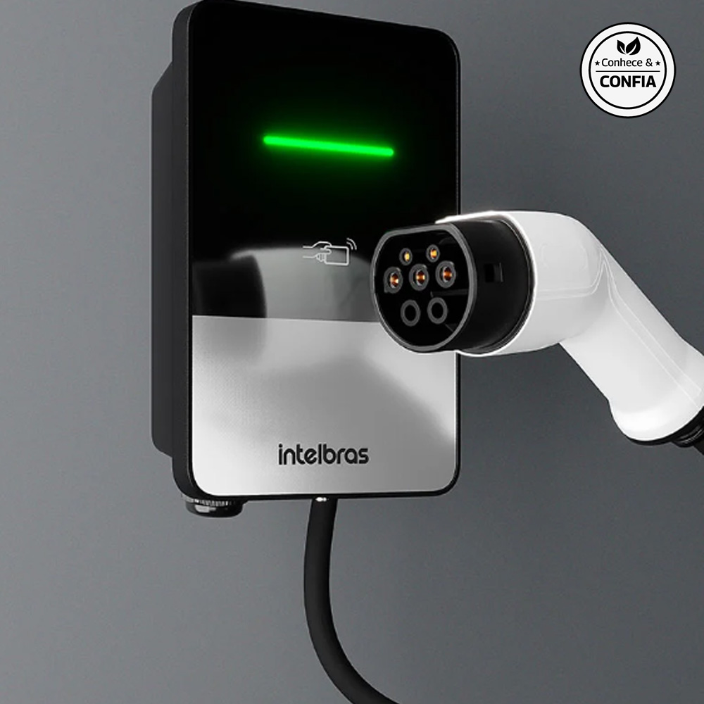Estação de Recarga Intelbras Home 7 kW para VE | GreenV - Loja GreenV