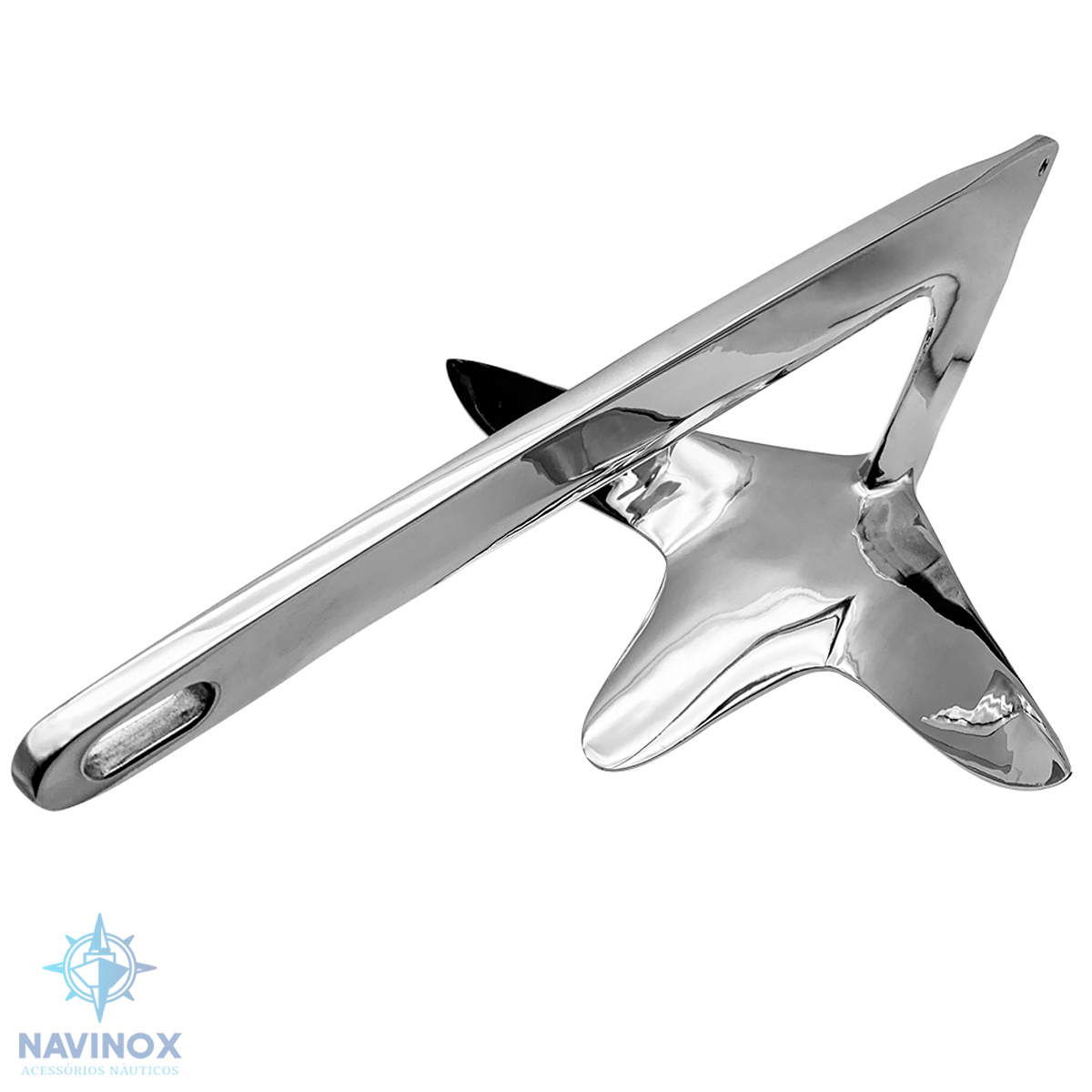 Âncora Bruce em Aço Inox 316 Polido 7,5kg para Barco ou Lancha - iCasa ...
