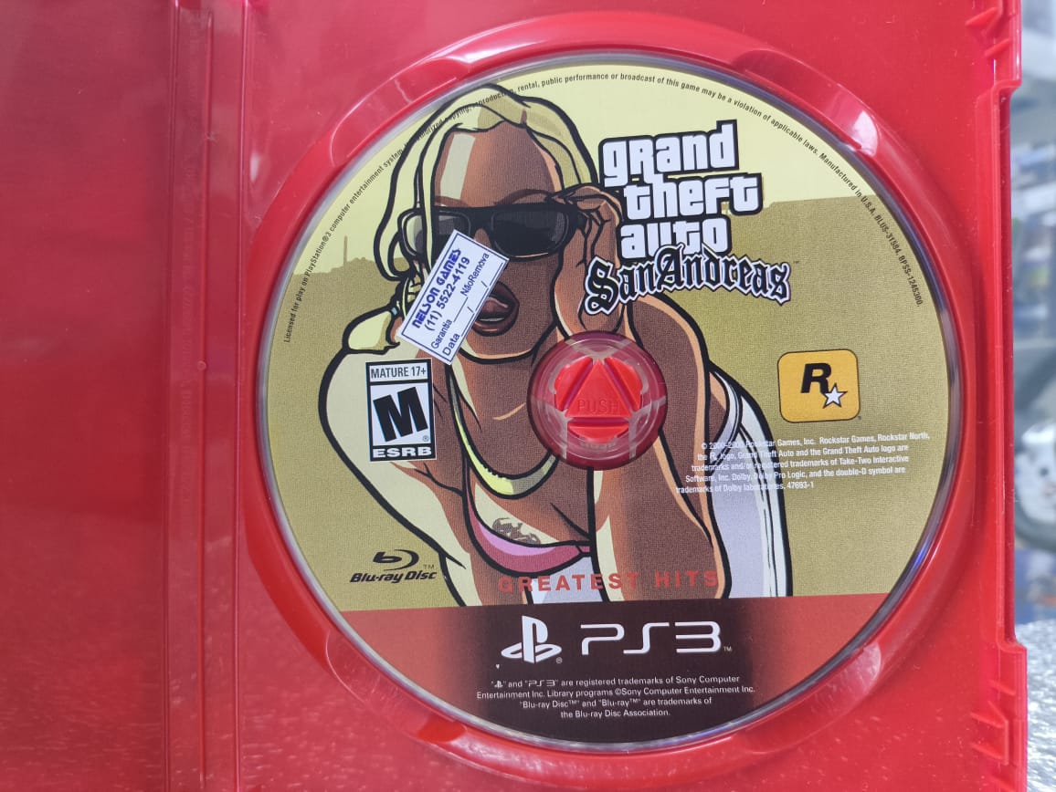 GTA: SA - Grand Theft Auto: San Andreas - PlayStation 3 (Usado ...