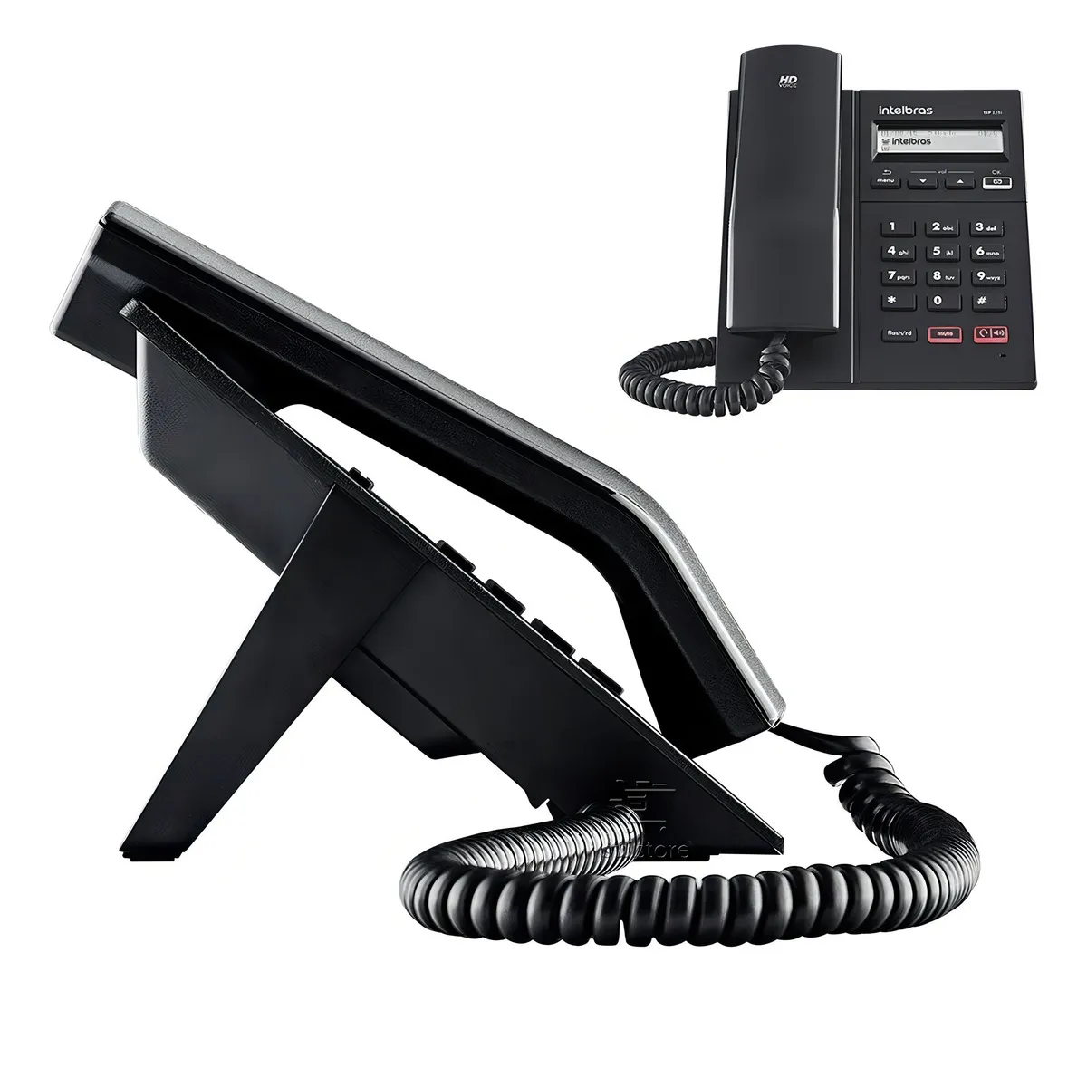 MAC INFORMÁTICA Telefone IP - TIP 125I Intelbras cor preta - MAC ...