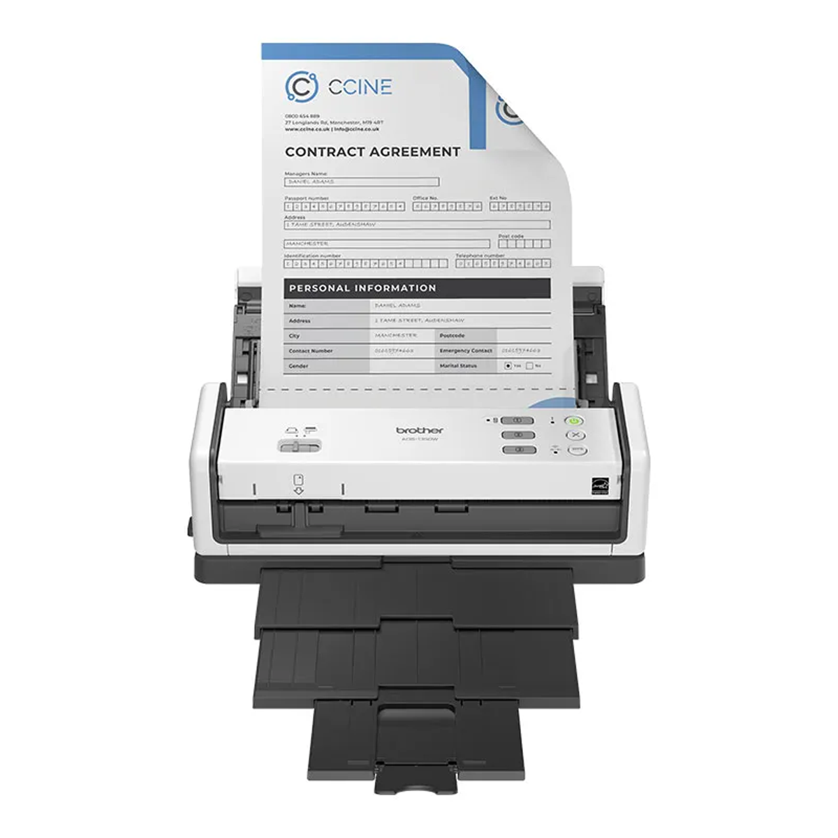 MAC INFORMÁTICA - Scanner Brother ADS1350 Bivolt - MAC INFORMÁTICA ...