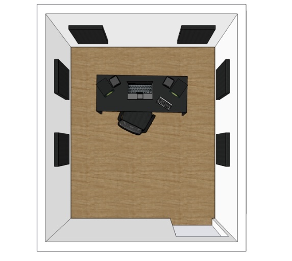 KIT EVOLUÇÃO HOME STUDIO – TRATAMENTO ACÚSTICO - PranavaAcústica