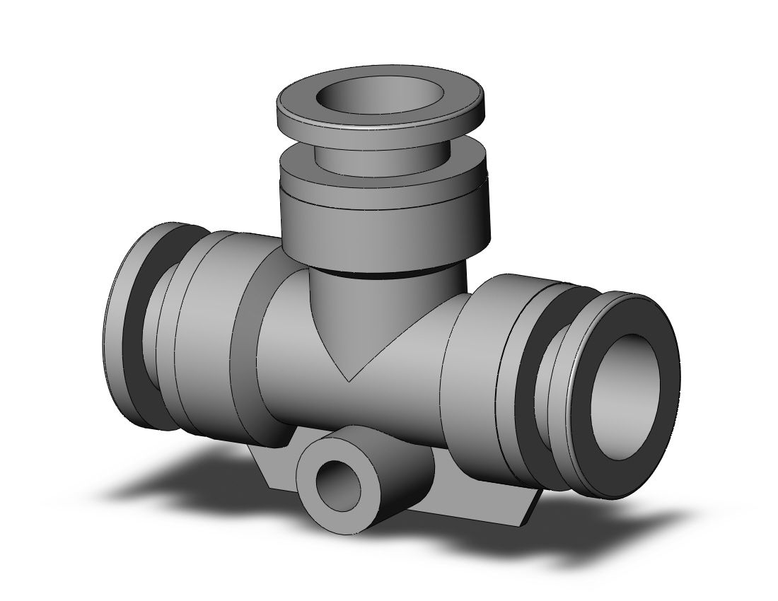 SMC KQB2T10-00 CONEXAO METALICA RAPIDA EM T TUBO 10 MM - KQB2 SMC ...
