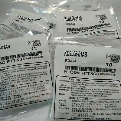 SMC KQ2L06-01AS CONEXAO RAPIDA L CURTA TUBO 06 MM ROSCA 1/8 - SERIE ...