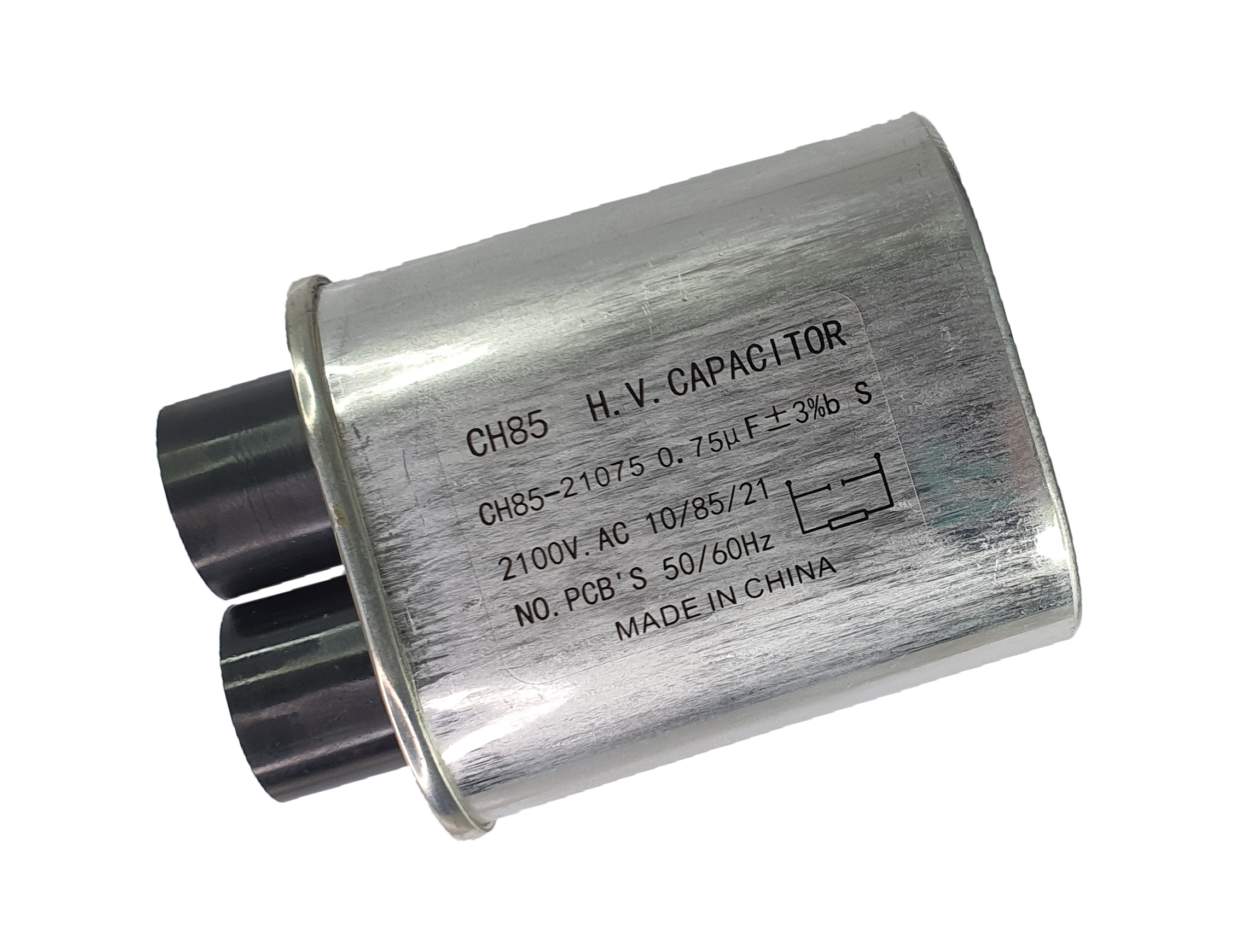 Capacitor Para Microondas Ch85 21075-2100v Ac 0.75uf - DSfrio Refrigeração