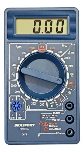 Multímetro Digital Portátil 8522 Brasfort - DSfrio Refrigeração