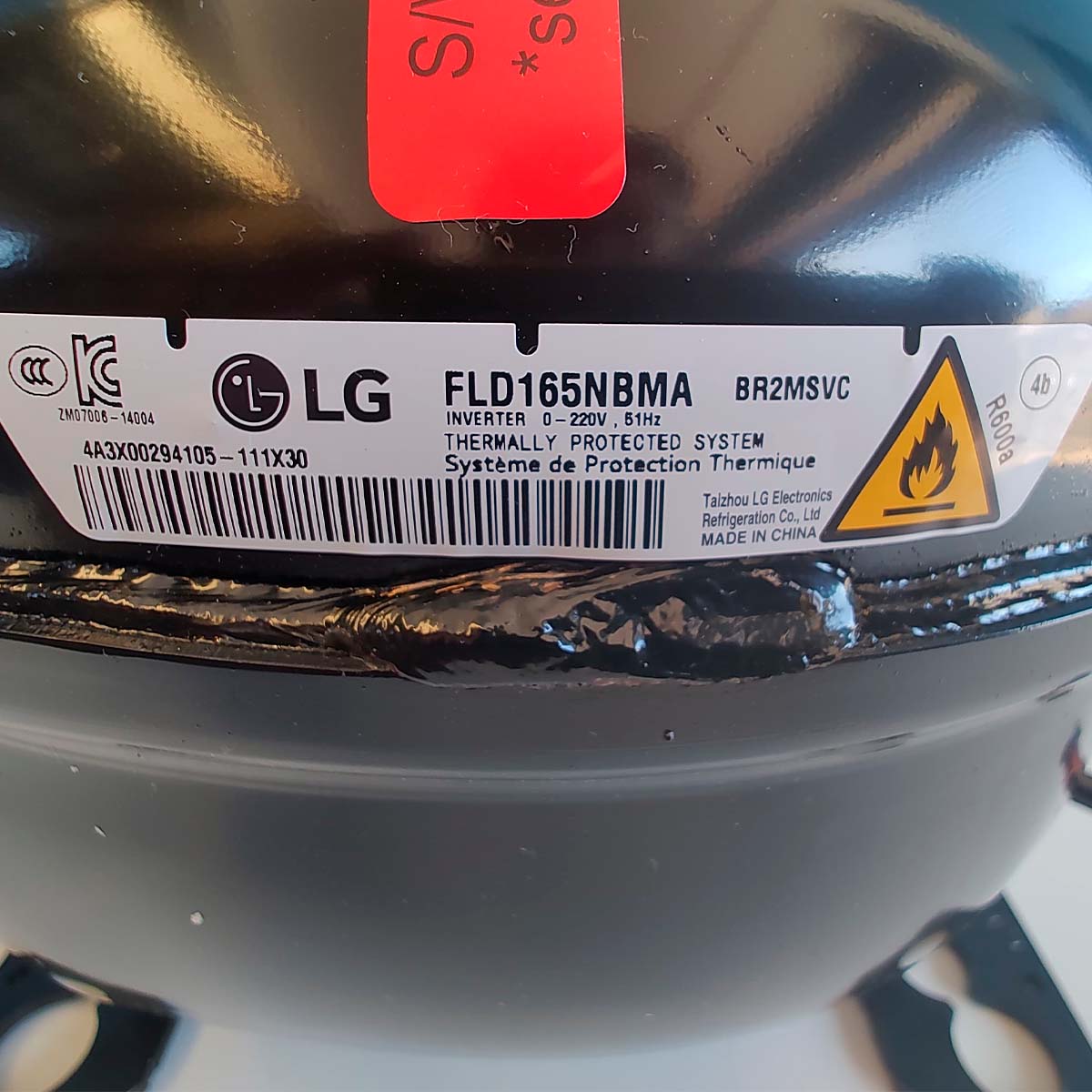 Compressor Fld165nbma Refrigerador LG Tca36811432 Original - DSfrio ...