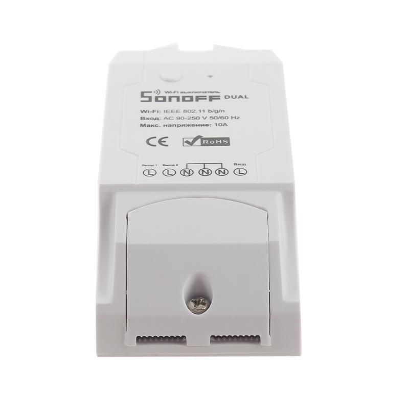 Sonoff Dual R2 Relé Interruptor Smart Wifi Alexa E Google Home ...