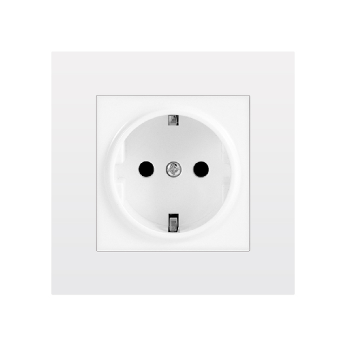 Tomada Premium De Embutir Parede Padrão Europeu 86x86 - Luminolândia
