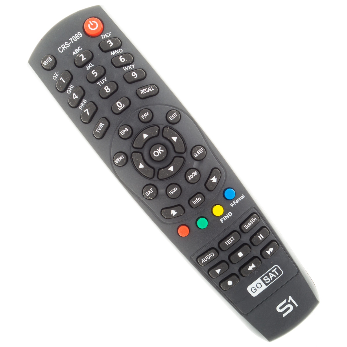 Controle Remoto Para Receptor GOSAT S1 CRS7089 CRS-7089 - Loja dos ...