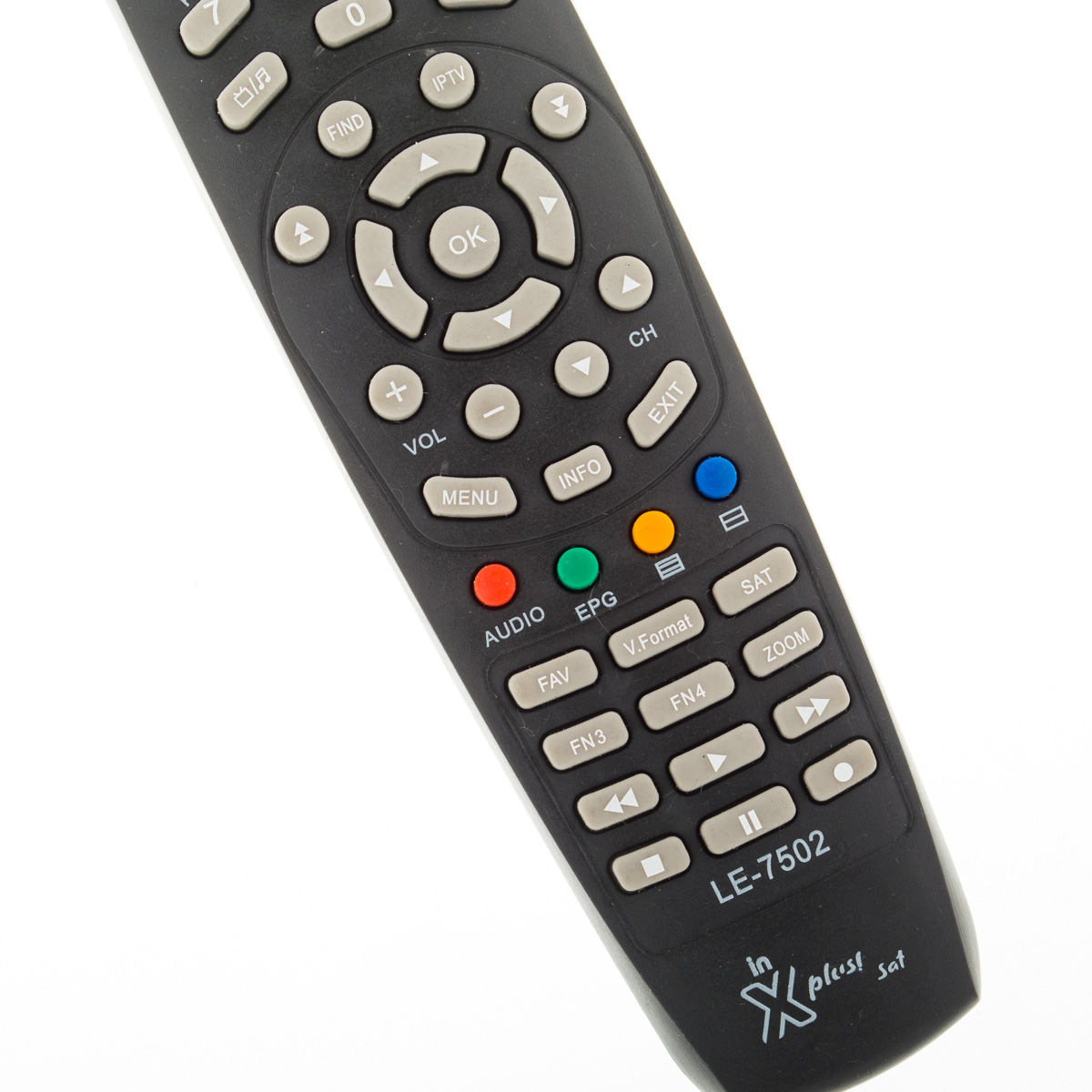 Controle Remoto Para Receptor XPLUS SAT LE7502 LE-7502 - Loja dos ...