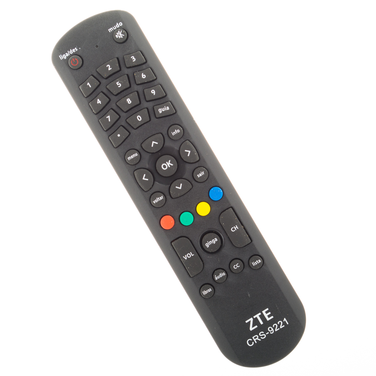 Controle Remoto Para Conversor Digital ZTE CRS9221 - Loja dos Controles ...