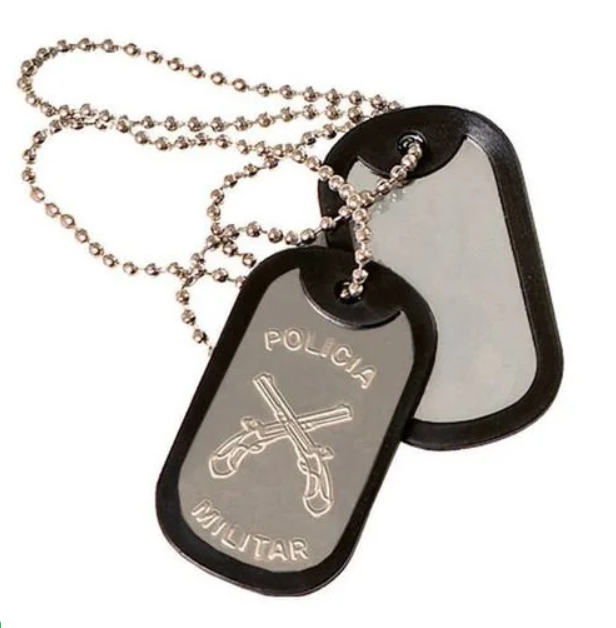Cordão de Identificação - PM - Militar 1000 Artigos Militares e acessórios