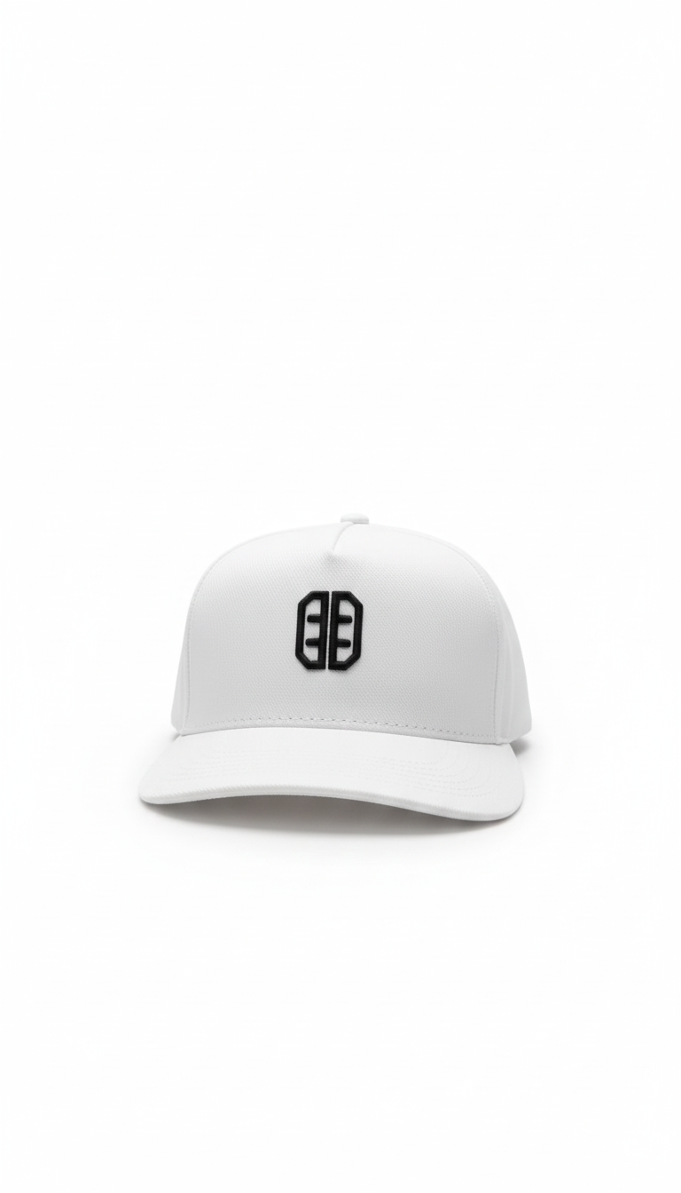 Boné Fire Branco / Logo Bordado-Cor:Branco - Panobianco Academia