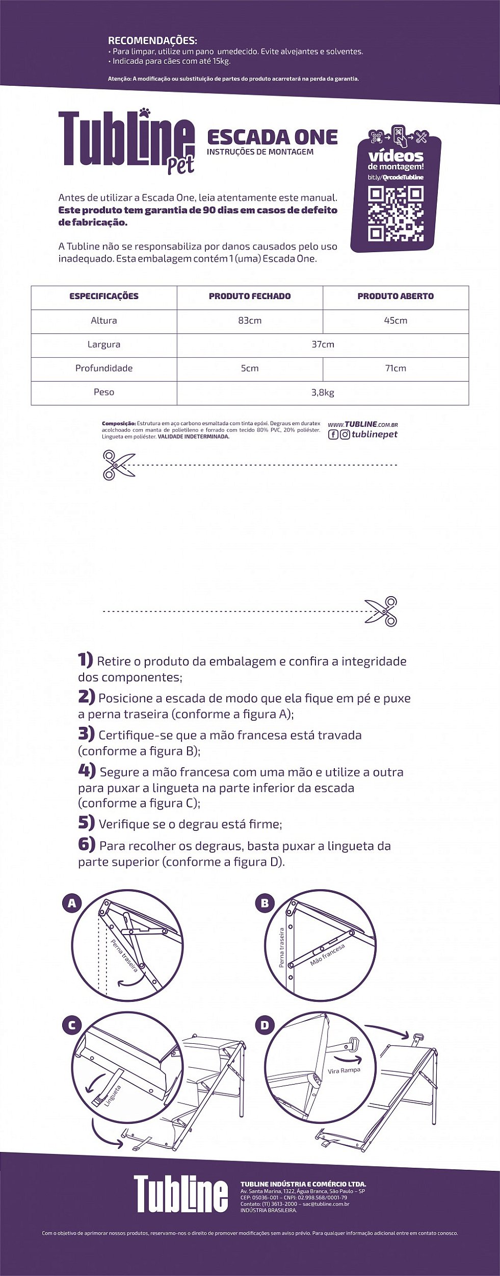 Escada Tubline Pet One - Pet Here
