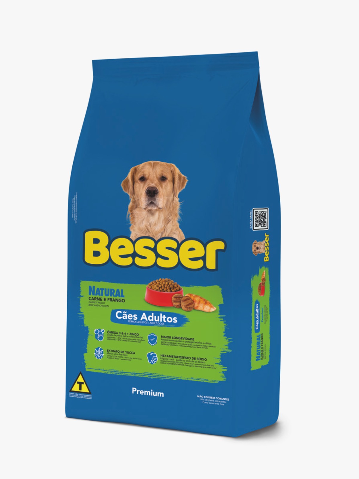 Ração Seca Besser Natural Cães Adultos - Pet Here
