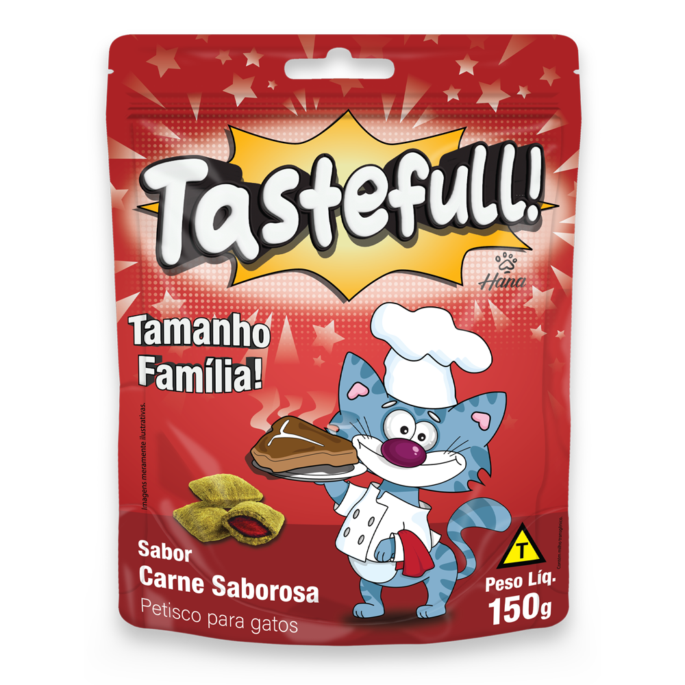 Petisco Hana Tastefull Carne Saborosa para Gatos - Pet Here