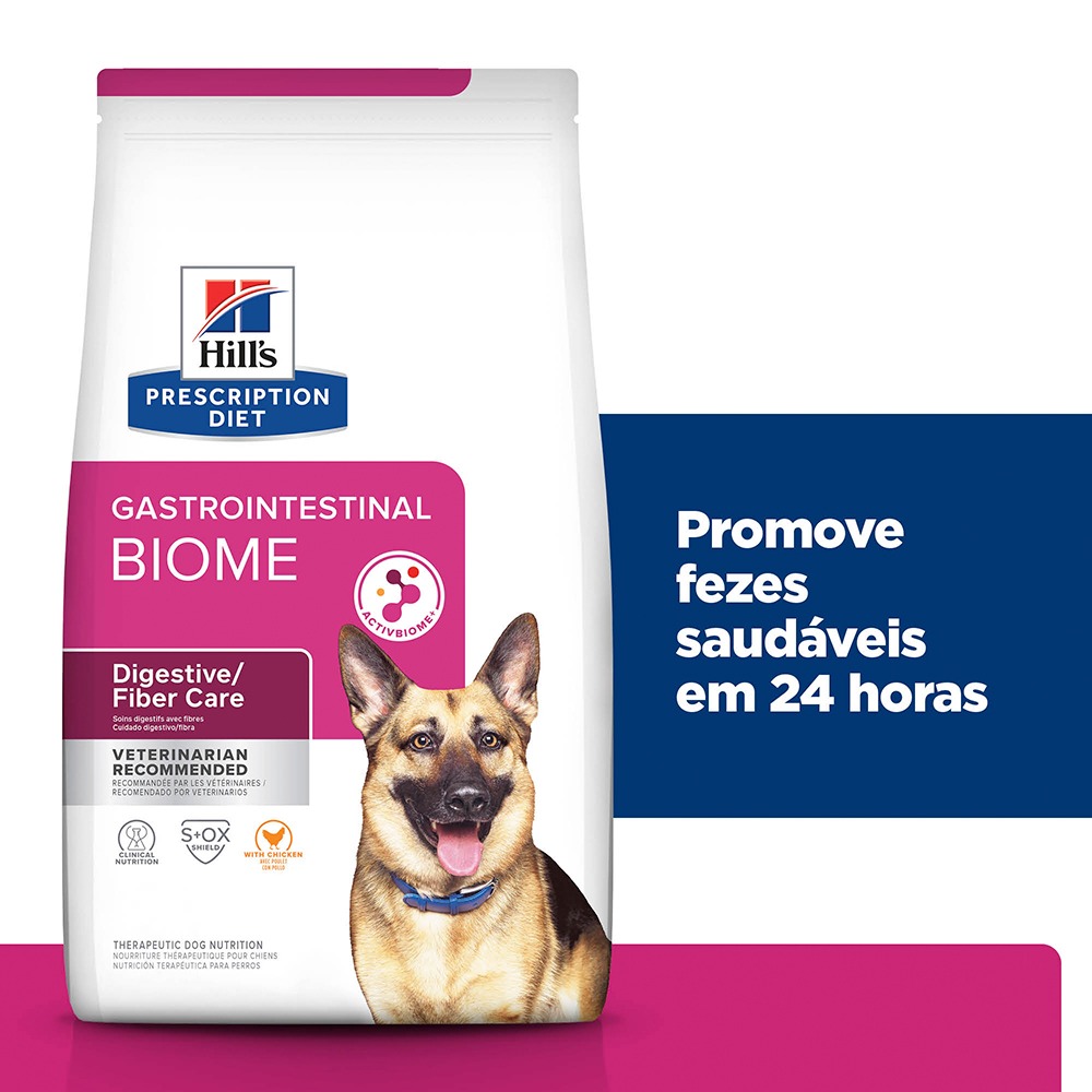Ração Seca Hill's Prescription Diet Gastro Intestinal Biome para Cães 3 ...