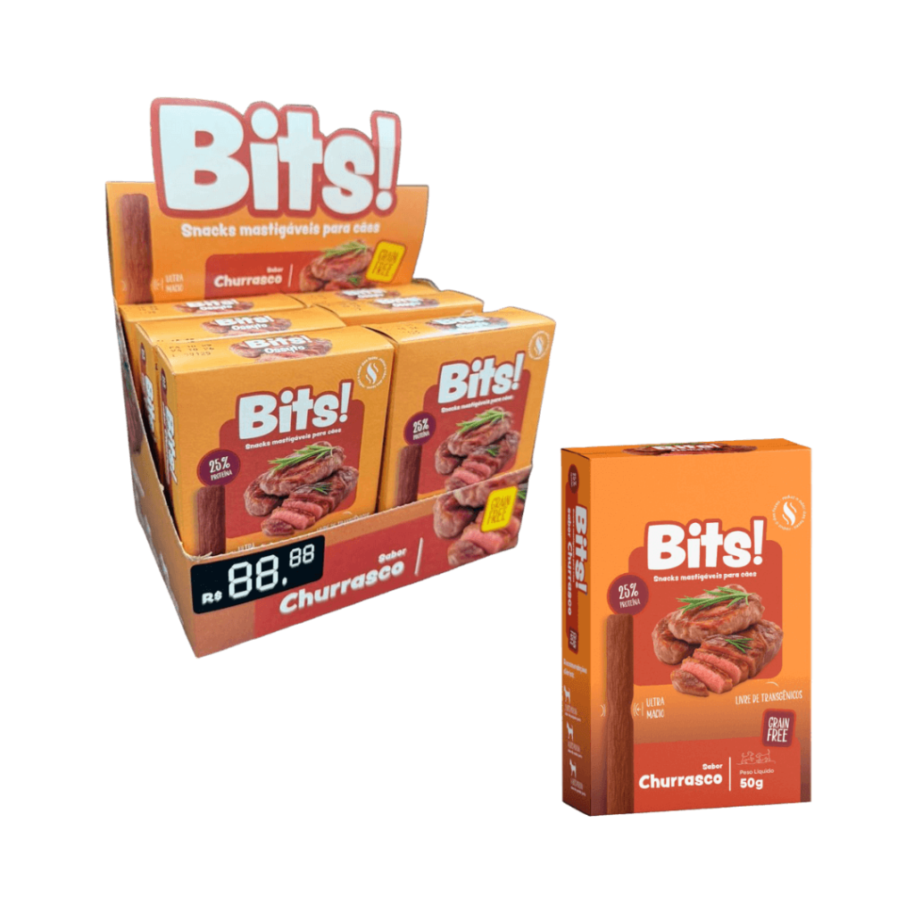 Snack Bits! Churrasco 50g para Cães | Ideal Adestramento | PET HERE ...
