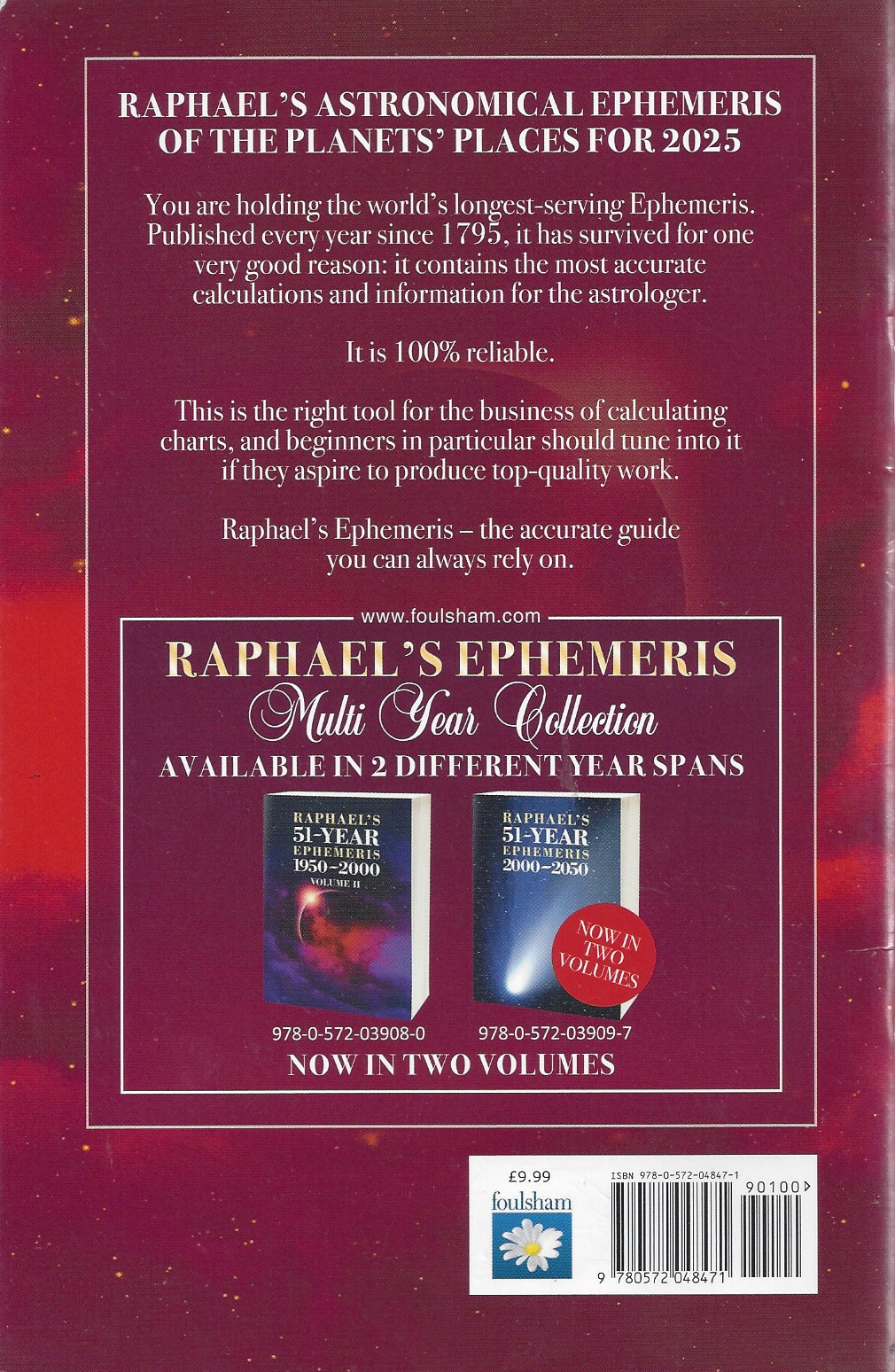 Raphael's Ephemeris for 2025 - Livraria da Regulus