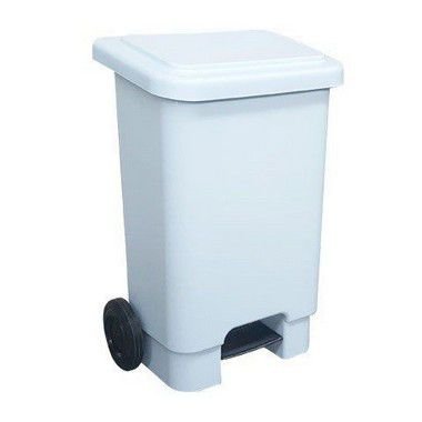 Lixeira 100 Litros C/ Pedal e Rodas - Lixeiras, materiais de limpeza, descartáveis, químicos ...