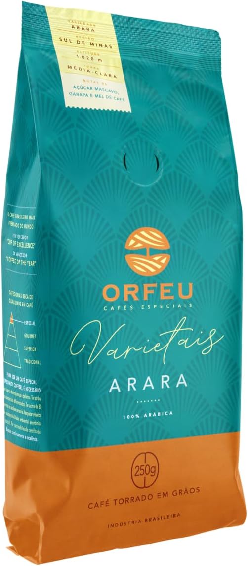 Café em Grãos Orfeu Clássico, Intenso, Bourbon, Japy, Acauã e Arara ...
