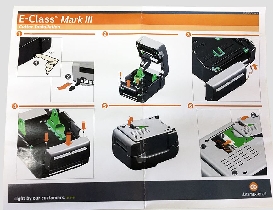 Cutter Datamax E-Class Mark III | OPT78-2835-01 - Lservice peças e ...