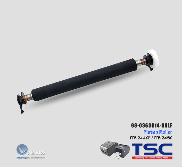 Platen Roller TSC TTP-244CE - Lservice peças e impressoras.