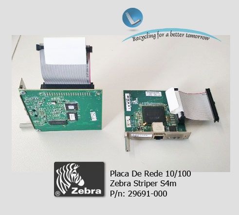 Placa de Rede interna Zebra S4M - Lservice peças e impressoras.