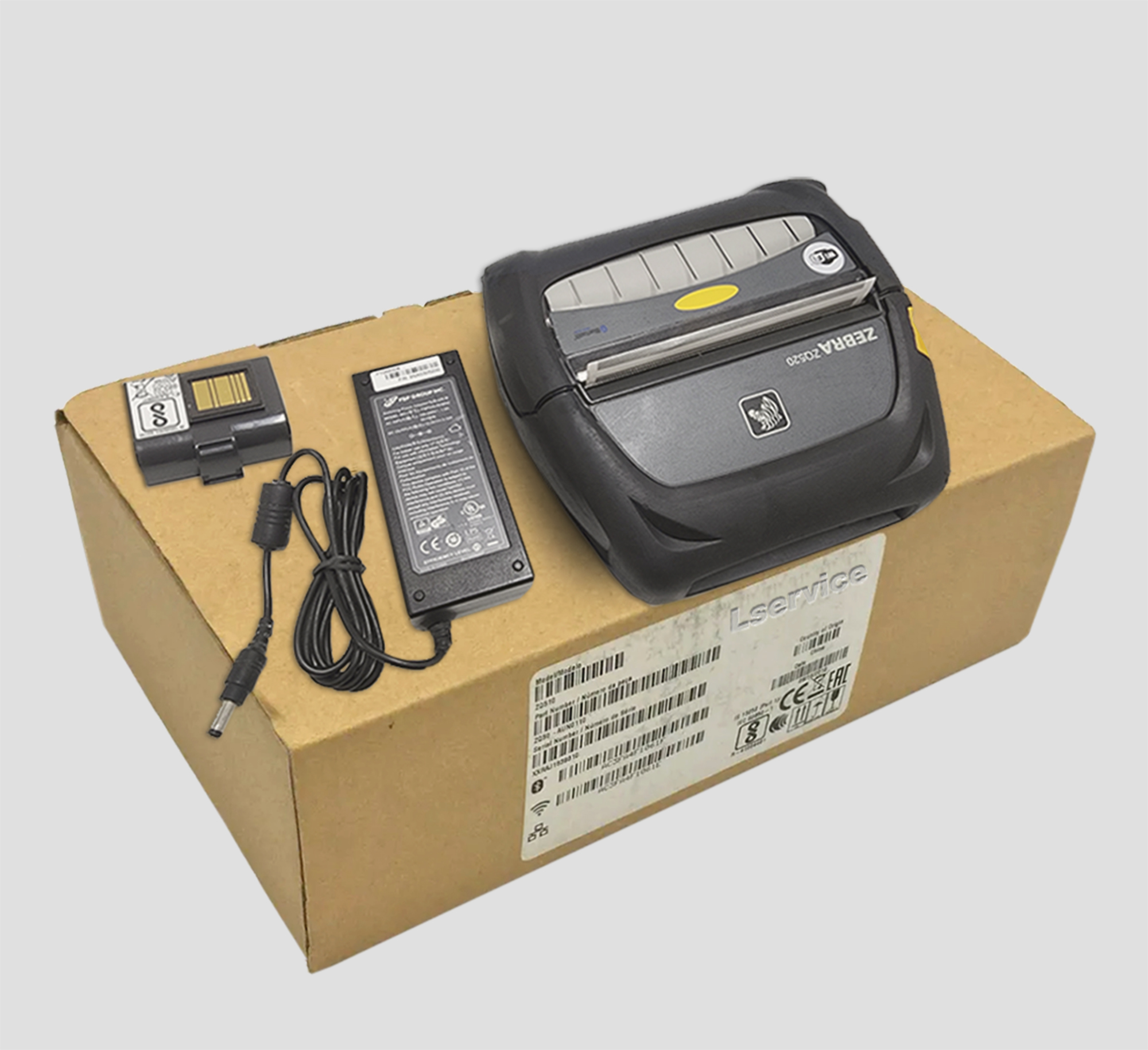 Impressora Zebra Mobile ZQ520 Bluetooth - Lservice peças e impressoras.