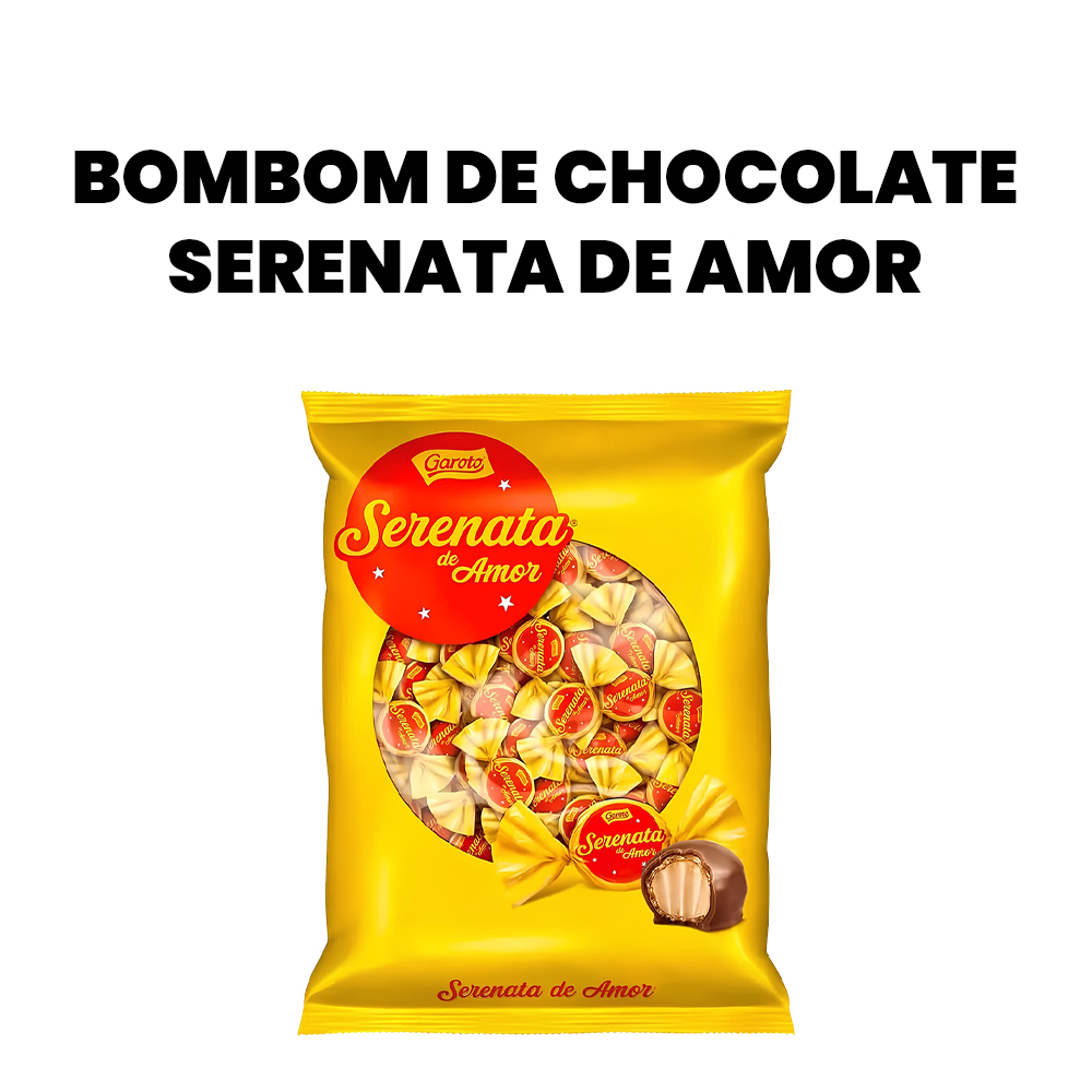 Bombom Serenata do Amor 825g Garoto - Distribuidora Galacto Doces