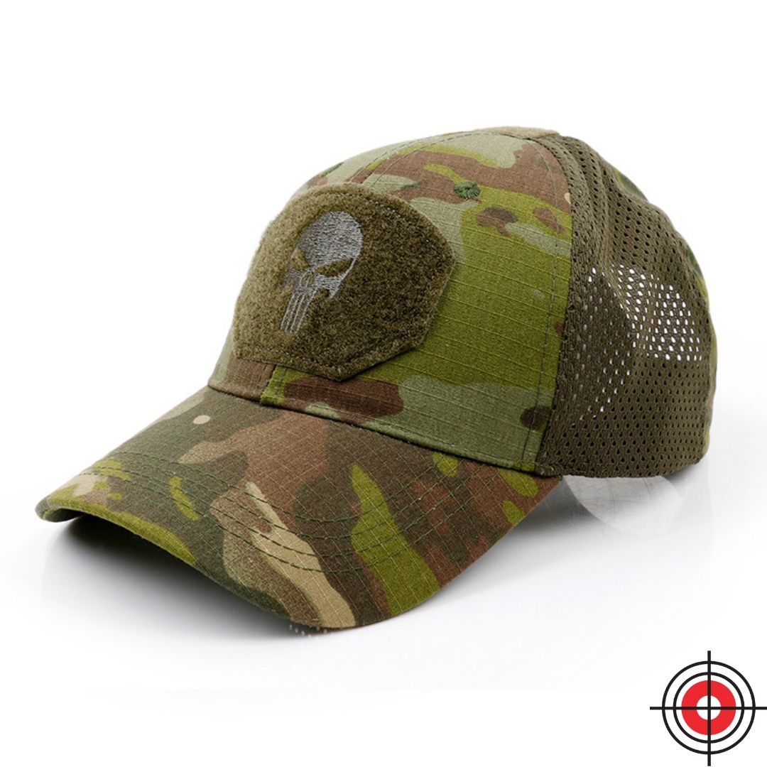 Boné Militar Tático com 3 Velcro para aplique e Patch - FORSHOOTER ...