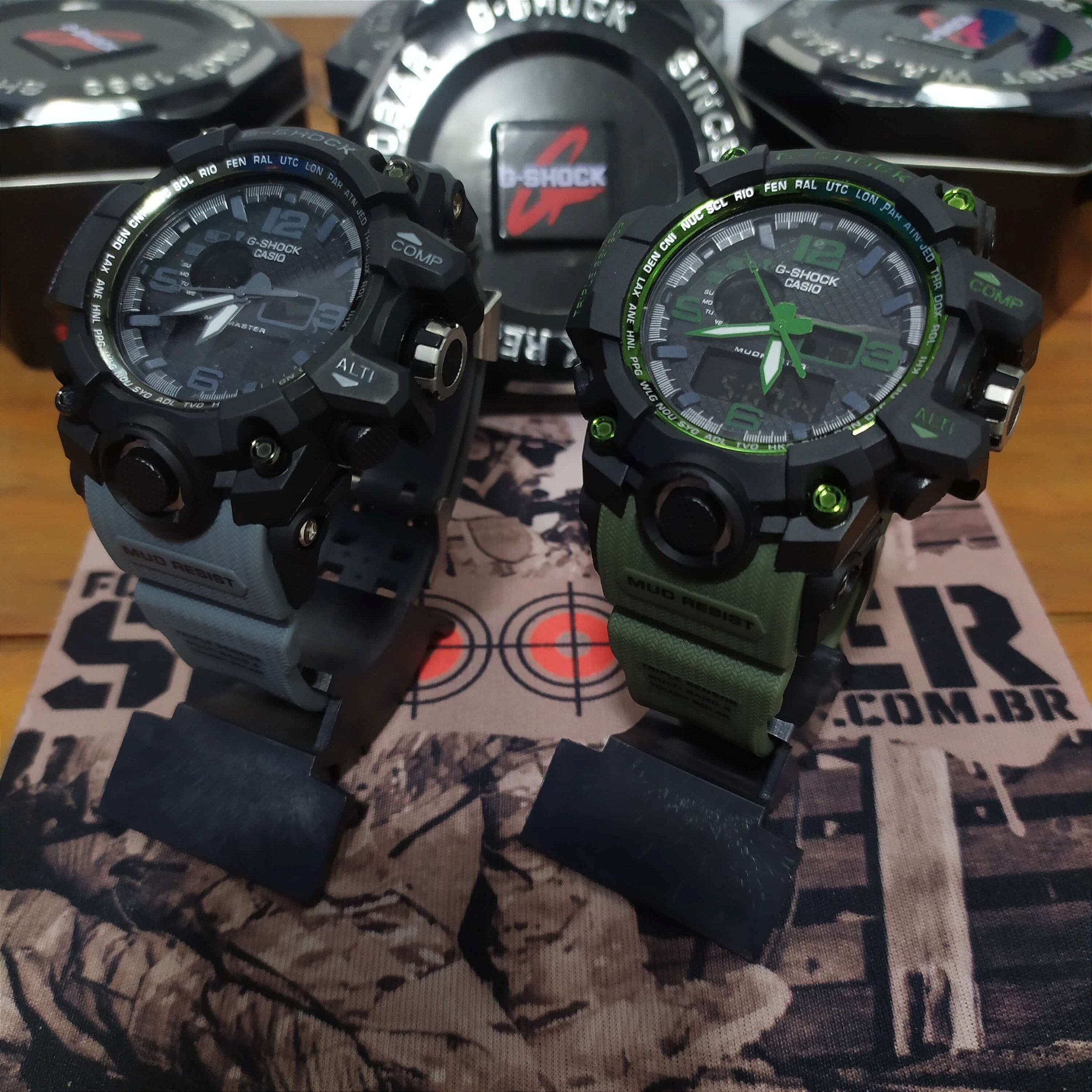 Relógio Militar G-SHOCK MUDMASTER - FORSHOOTER - Militar e tático