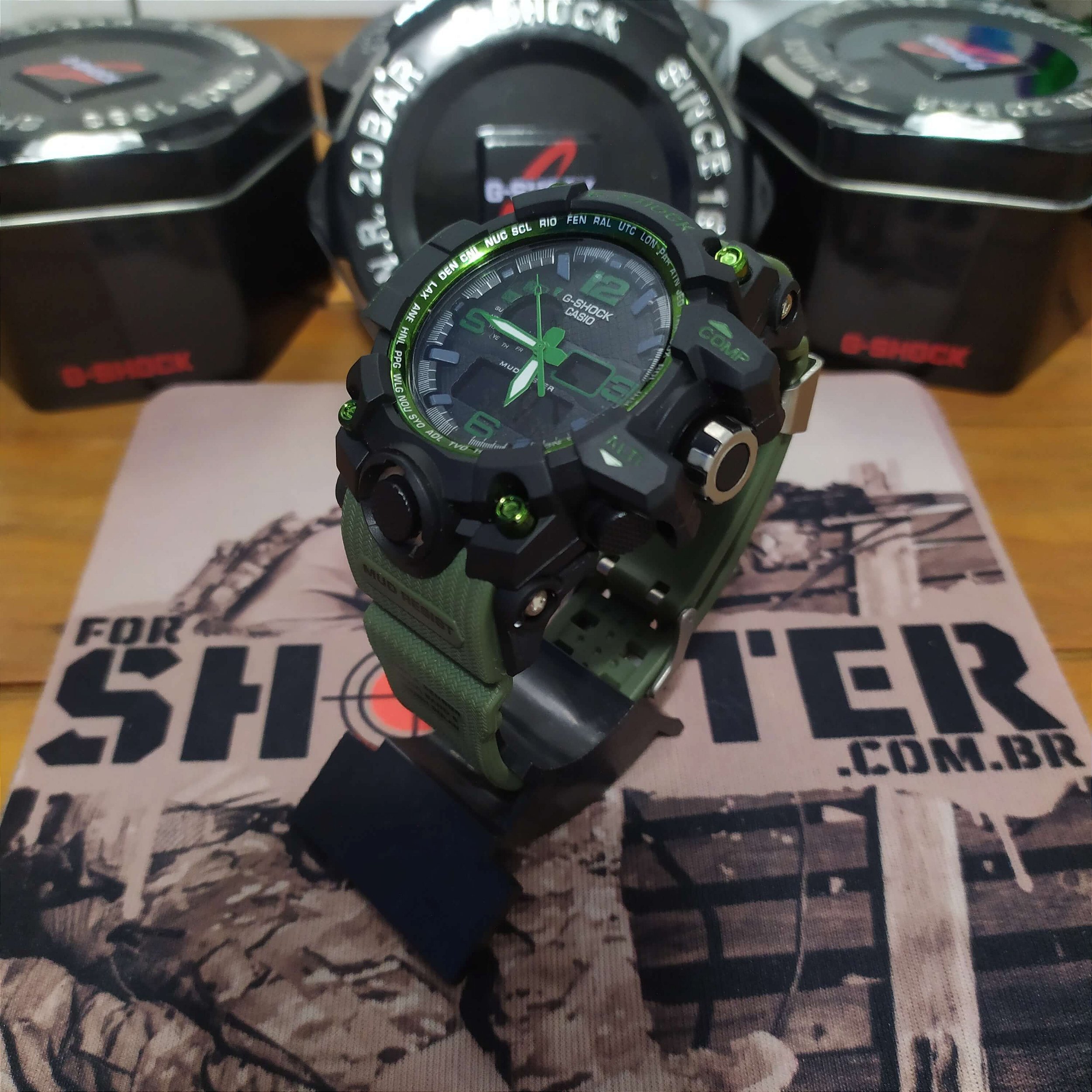 Relógio Militar G-SHOCK MUDMASTER - FORSHOOTER - Militar e tático