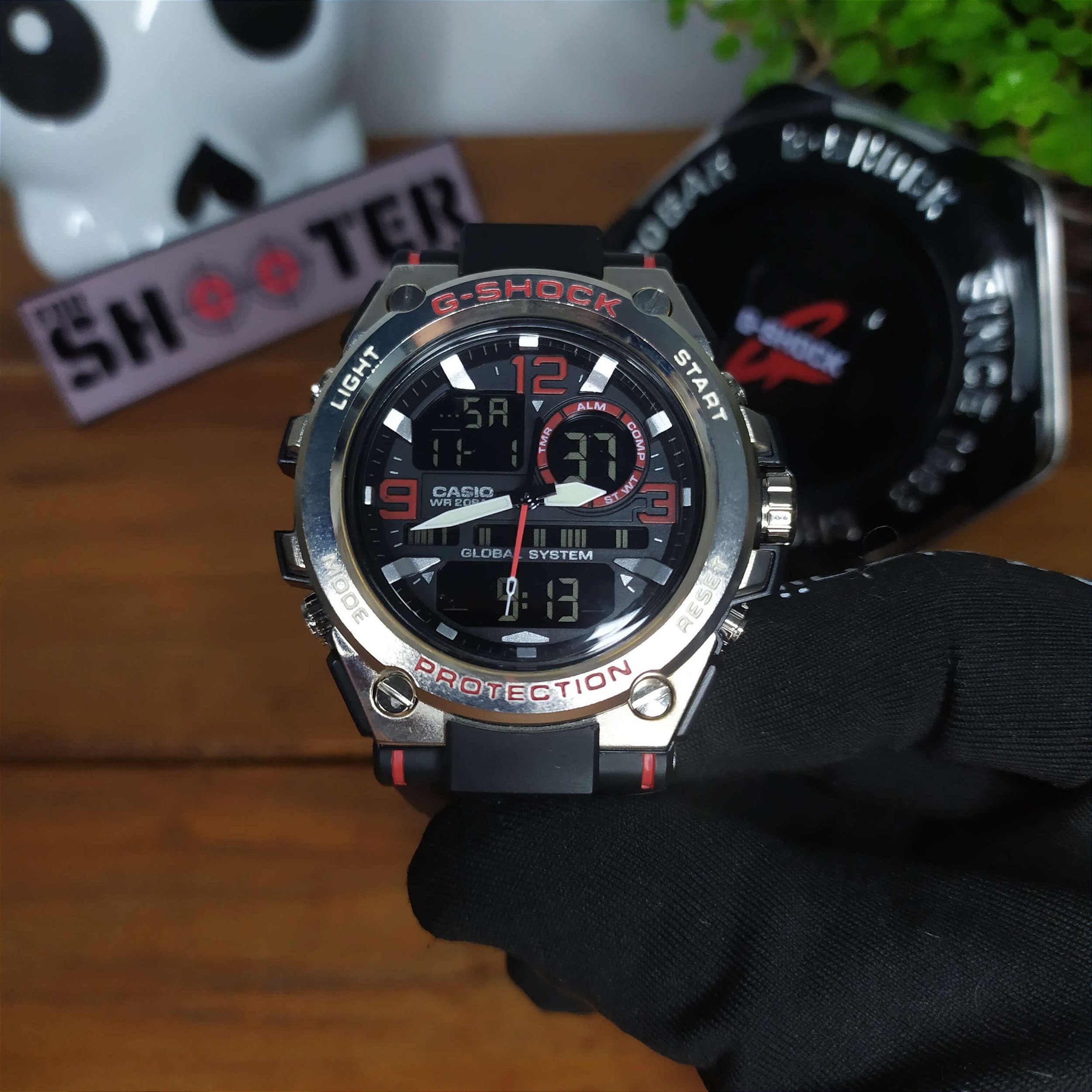Relógio Militar G-SHOCK WR PROTECTION TITANIUM - FORSHOOTER - Militar e ...