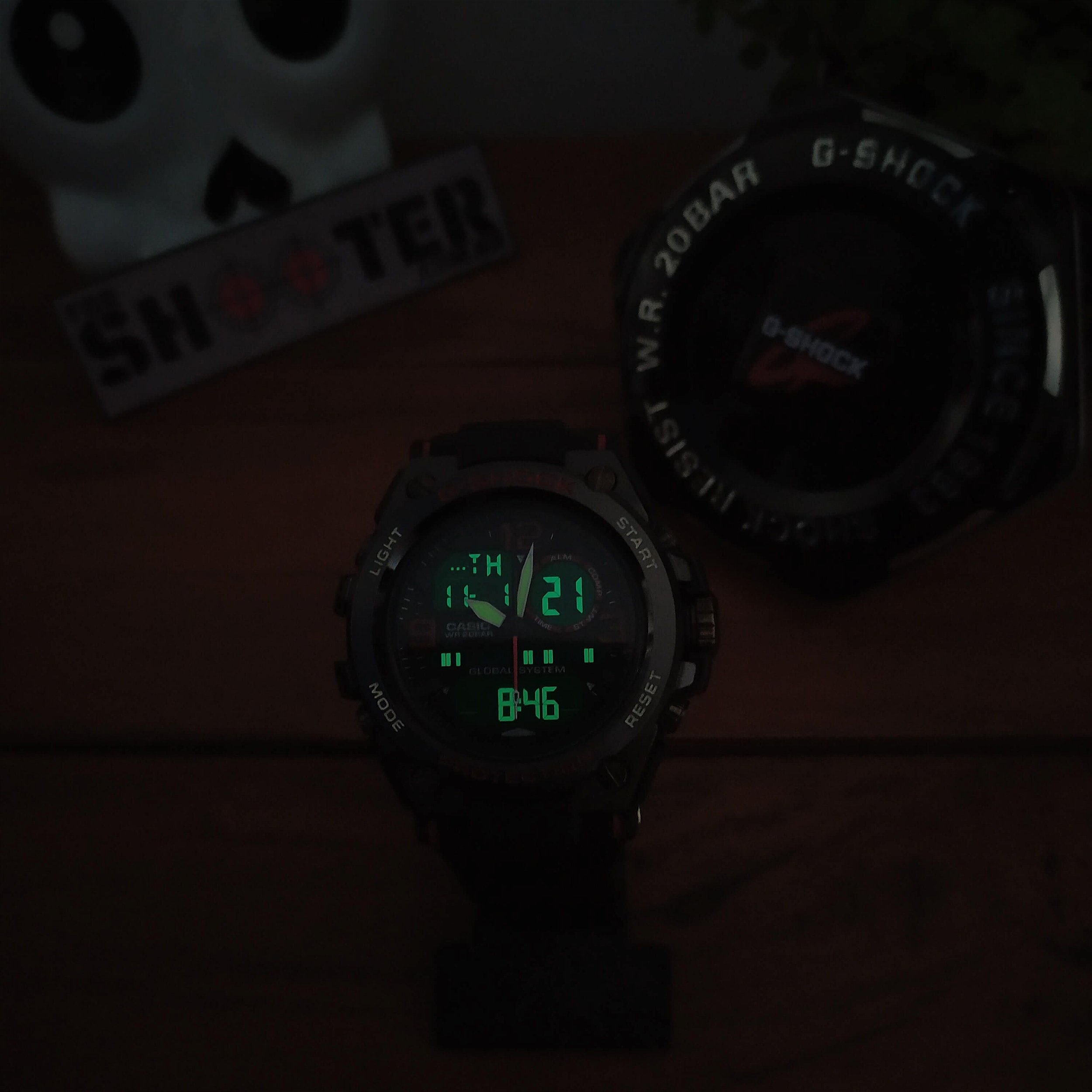 Relógio Militar G-SHOCK WR PROTECTION TITANIUM BLACK - FORSHOOTER ...