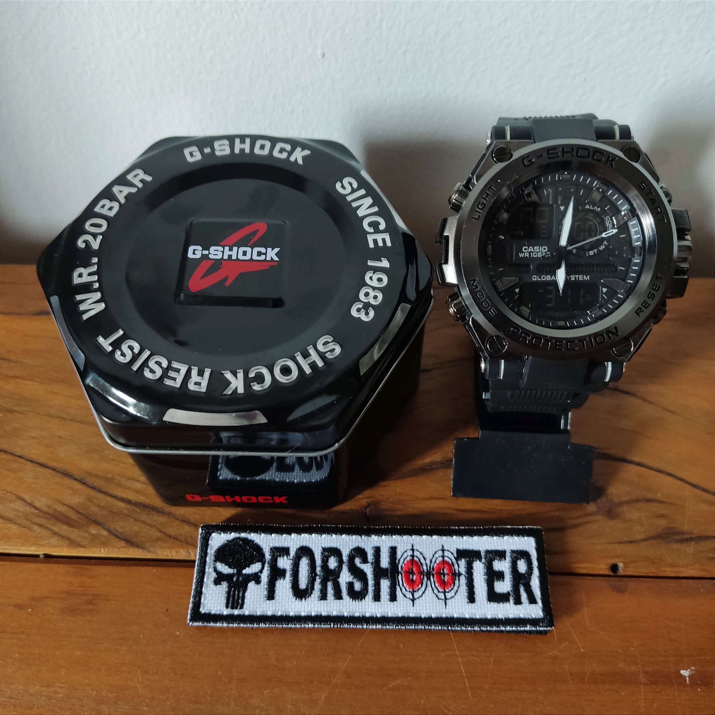 Militar G-SHOCK Protection Titanium Black - FORSHOOTER - Militar e tático