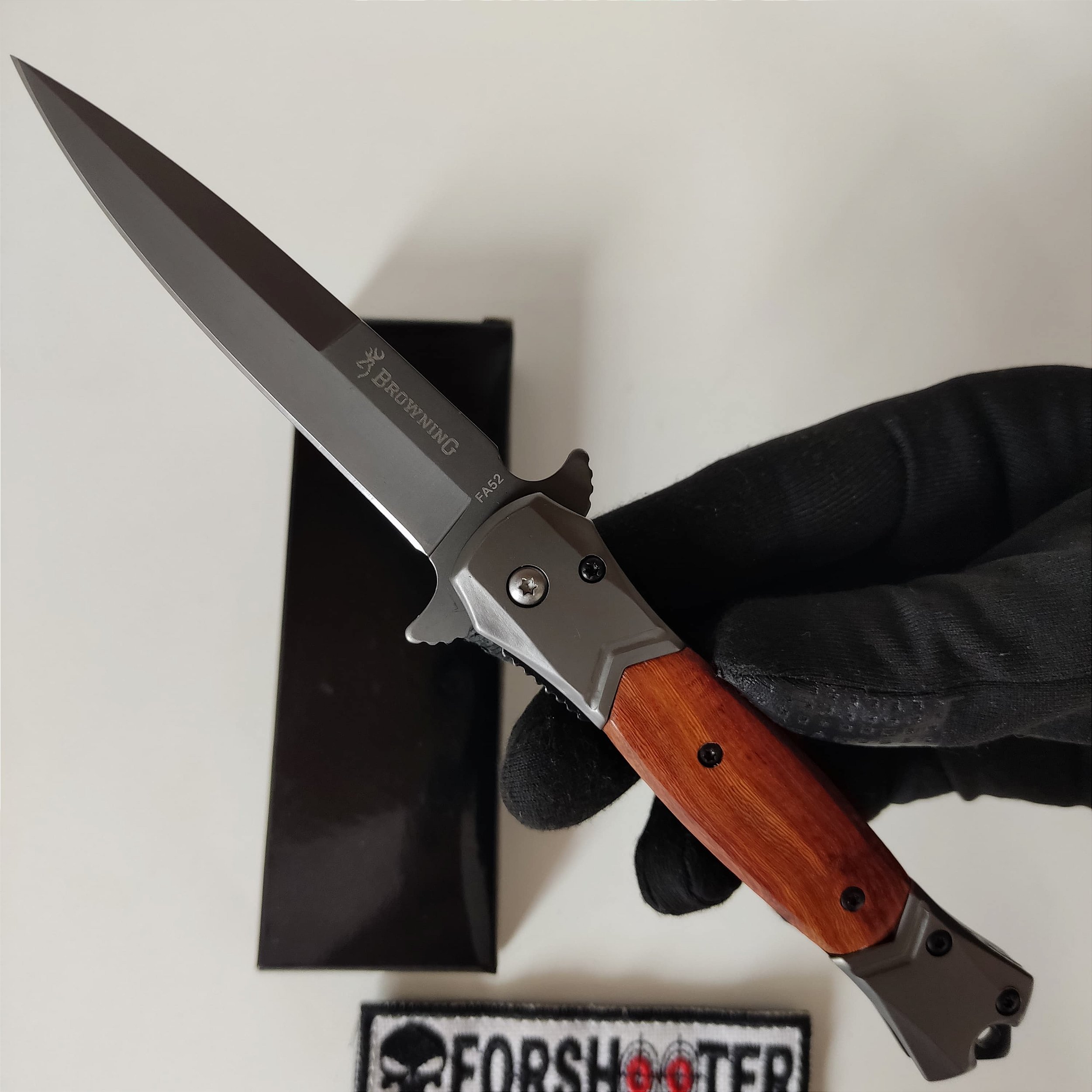 Canivete Tático Browning STILETTO ITALIANO - FORSHOOTER - Militar e tático