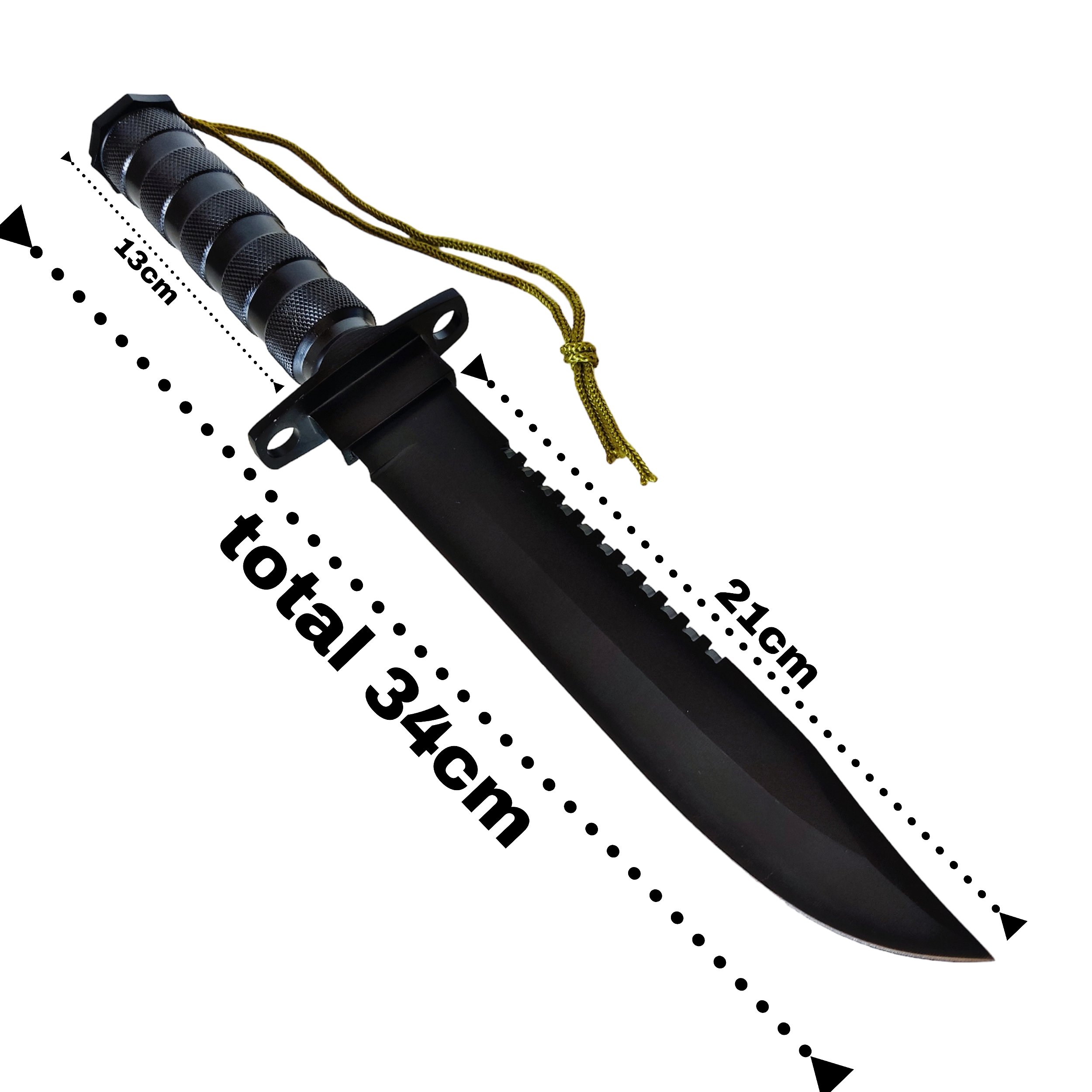 Faca Tática Militar de Combate e Sobrevivência - FORSHOOTER - Militar e tático