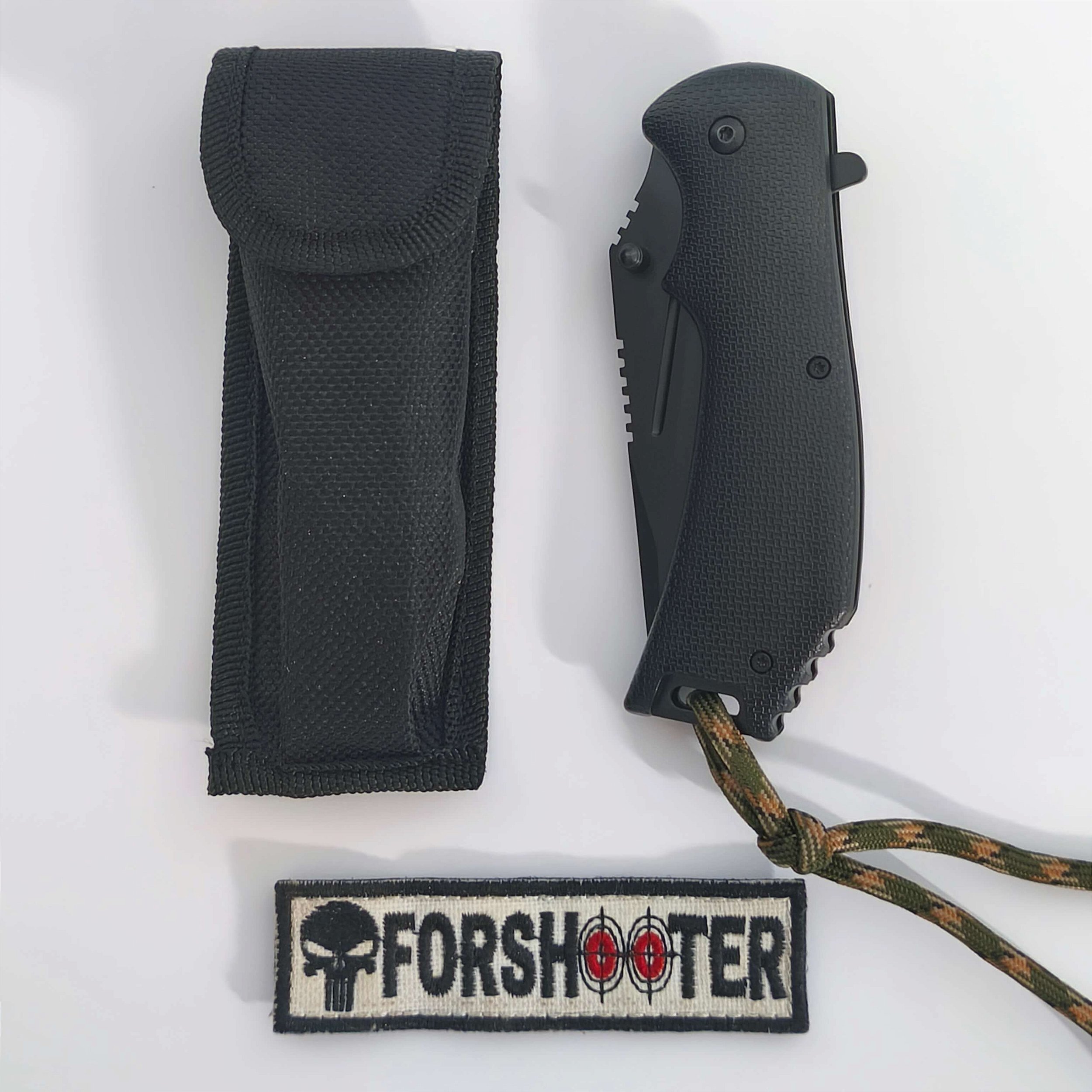 Canivete Militar de Sobrevivência - FORSHOOTER - Militar e tático