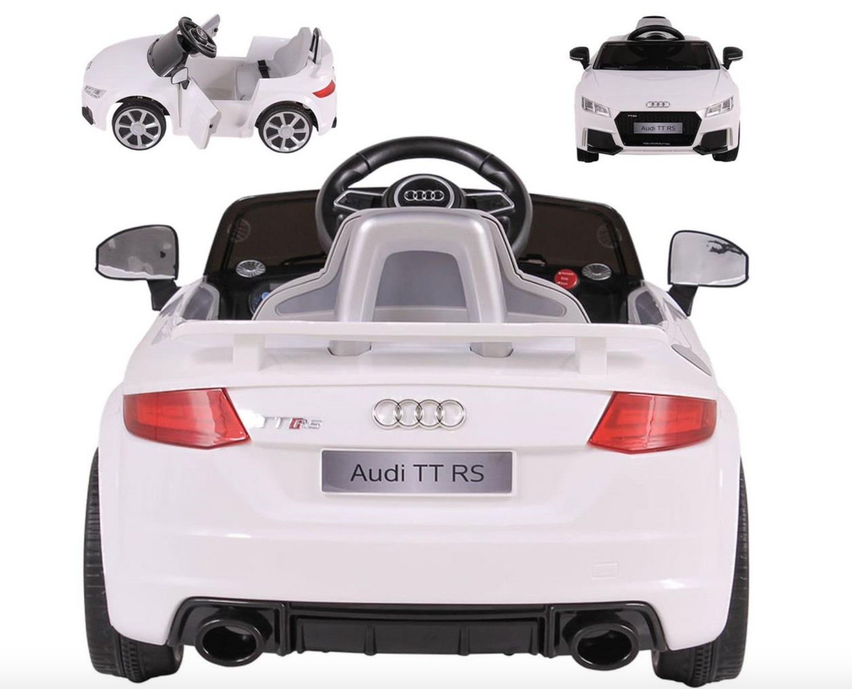 Carro Elétrico Audi TT 12V - Branco - brincandoteca