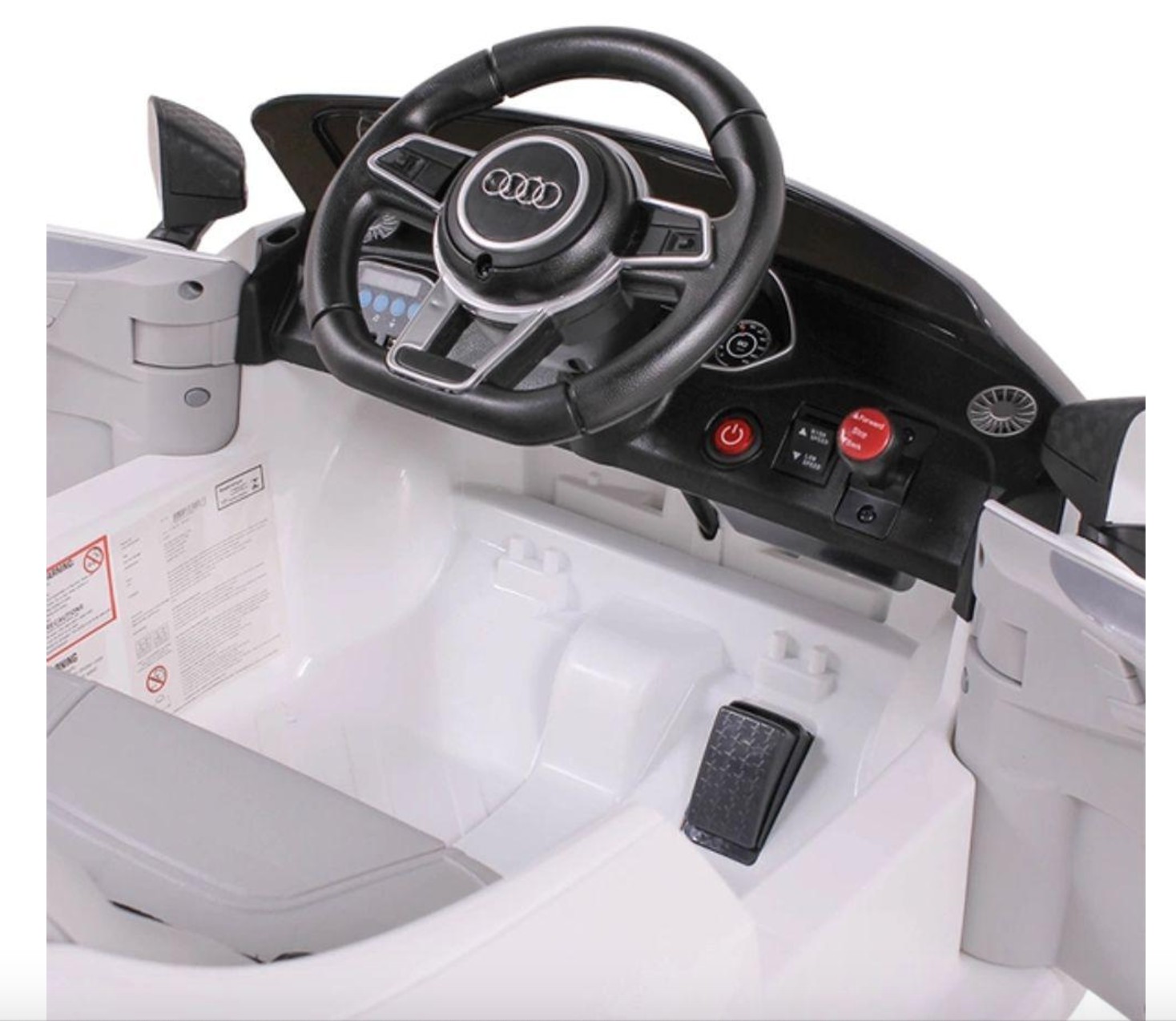 Carro Elétrico Audi TT 12V - Branco - brincandoteca